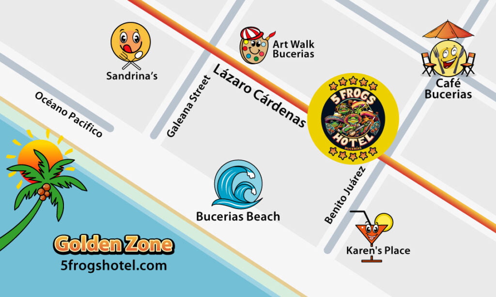 Iconic Location: 5 Frogs Hotel Bucerias for Beach Lovers